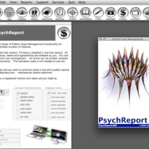 Mental Health Management Software - PsychReport (MAC/WIN) / 2 Users / Windows Server