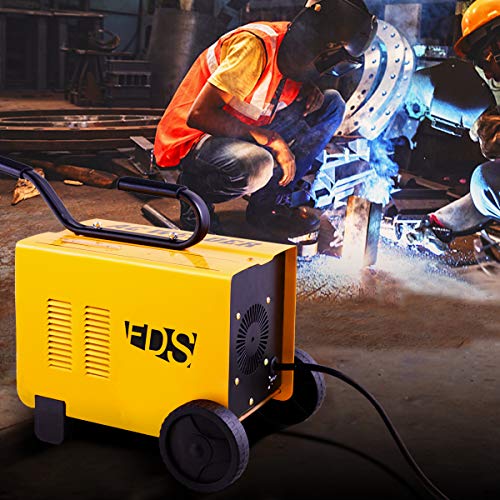 Goplus 250 AMP MMA Welder ARC Welding Machine, 110V/ 220V Soldering Accessories Tools with Electrode Holder Face Shield, Synergic Adjustment Function