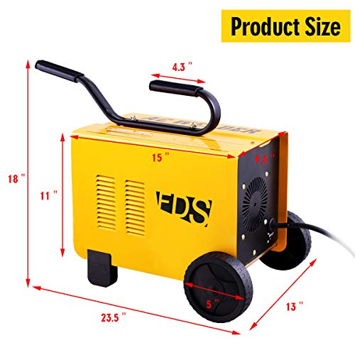 Goplus 250 AMP MMA Welder ARC Welding Machine, 110V/ 220V Soldering Accessories Tools with Electrode Holder Face Shield, Synergic Adjustment Function