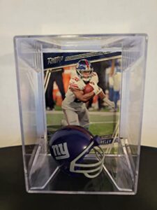 saquon barkley new york giants mini helmet card display collectible panini auto shadowbox autograph