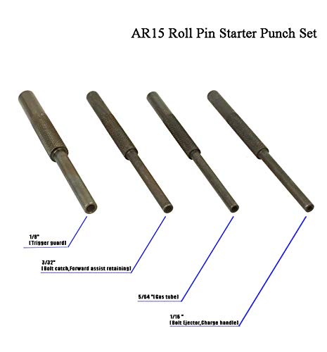 Gunsmithing Roll Pin Starter Punch Set Tool (Pack of 1)