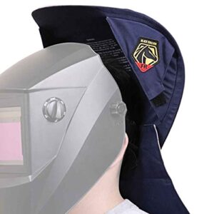 black stallion ah3035-ns glare blocker welding helmet glare guard - welding helmet neck sun shade shield