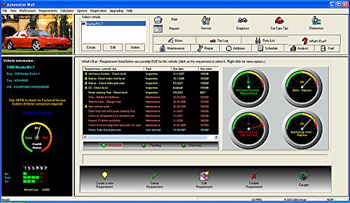 Automotive Wolf Pro Car Maintenance & Management Software