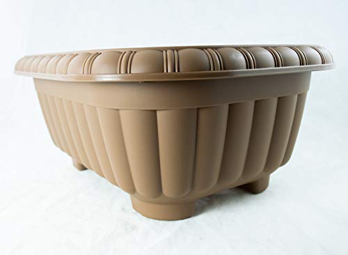 Japanese Plastic Bonsai Training Pot/Home Garden Flower Planter 13"x 10"x 5.5"