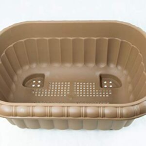 Japanese Plastic Bonsai Training Pot/Home Garden Flower Planter 13"x 10"x 5.5"