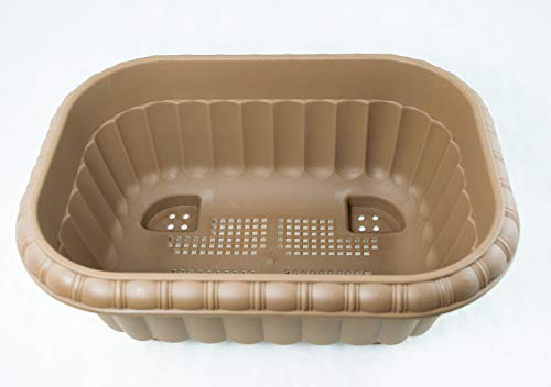 Japanese Plastic Bonsai Training Pot/Home Garden Flower Planter 13"x 10"x 5.5"