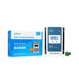 EPEVER MPPT Solar Charge Controller 40A Max PV 100V, 12V/520W, 24V/1040W, Common Negative Grounding, Work for Lead-Acid Sealed /Gel(AGM)/Flooded and Lithium Battery Charging(MPPT 40A)