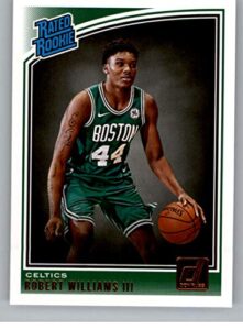 2018-19 donruss #167 robert williams iii rated rookie rc rookie boston celtics nba basketball trading card