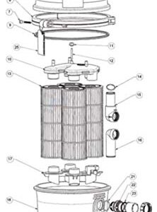 Tiki Island Pool Express Replacement for DEX2420Z8A Hayward DE and Cartridge Filters Manual Air Relief Valve Oring Kit