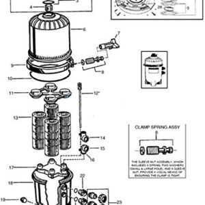 Tiki Island Pool Express Replacement for DEX2420Z8A Hayward DE and Cartridge Filters Manual Air Relief Valve Oring Kit