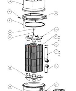 Tiki Island Pool Express Replacement for DEX2420Z8A Hayward DE and Cartridge Filters Manual Air Relief Valve Oring Kit