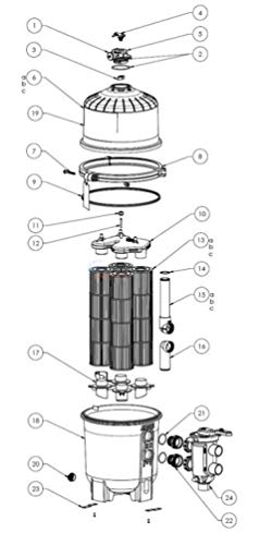 Tiki Island Pool Express Replacement for DEX2420Z8A Hayward DE and Cartridge Filters Manual Air Relief Valve Oring Kit