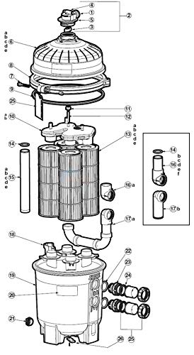 Tiki Island Pool Express Replacement for DEX2420Z8A Hayward DE and Cartridge Filters Manual Air Relief Valve Oring Kit