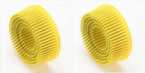 3m 7525 scotch-brite roloc bristle disc yellow 2" pack of 2