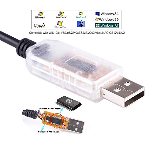 USB to DMX 512 3PIN XLR Interface Adapter Computer PC Stage Lighting Controller Dimmer USB to DMX Freestyle Software RS485 Serial Converter Cable (Length:6ft)