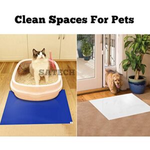 SATECH Sticky/Tacky/Adhesive Mat 24" x 36" White (Case of 4 Mats,30 Sheets Each) for Cleanroom Laboratory Hospital Construction Pets