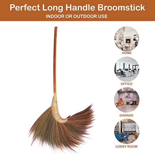 Natural Grass Broom 100% Handmade (Contemporary)