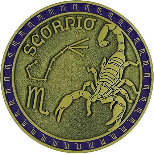 Zodiac Scorpio Challenge Coin