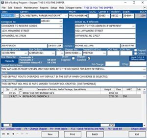 star bill of lading se - esd