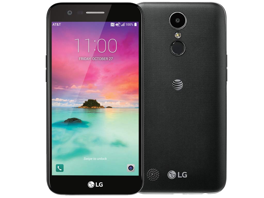 LG K20 M255 5.2in Smartphone 16GB AT&T Android (Black) (Renewed)