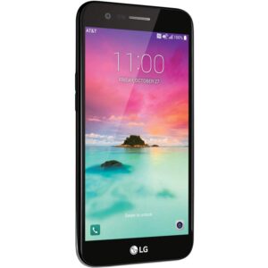 LG K20 M255 5.2in Smartphone 16GB AT&T Android (Black) (Renewed)