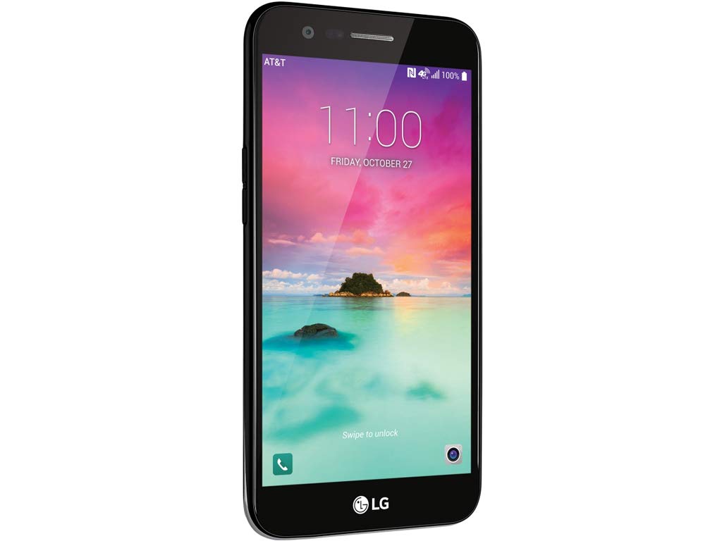 LG K20 M255 5.2in Smartphone 16GB AT&T Android (Black) (Renewed)