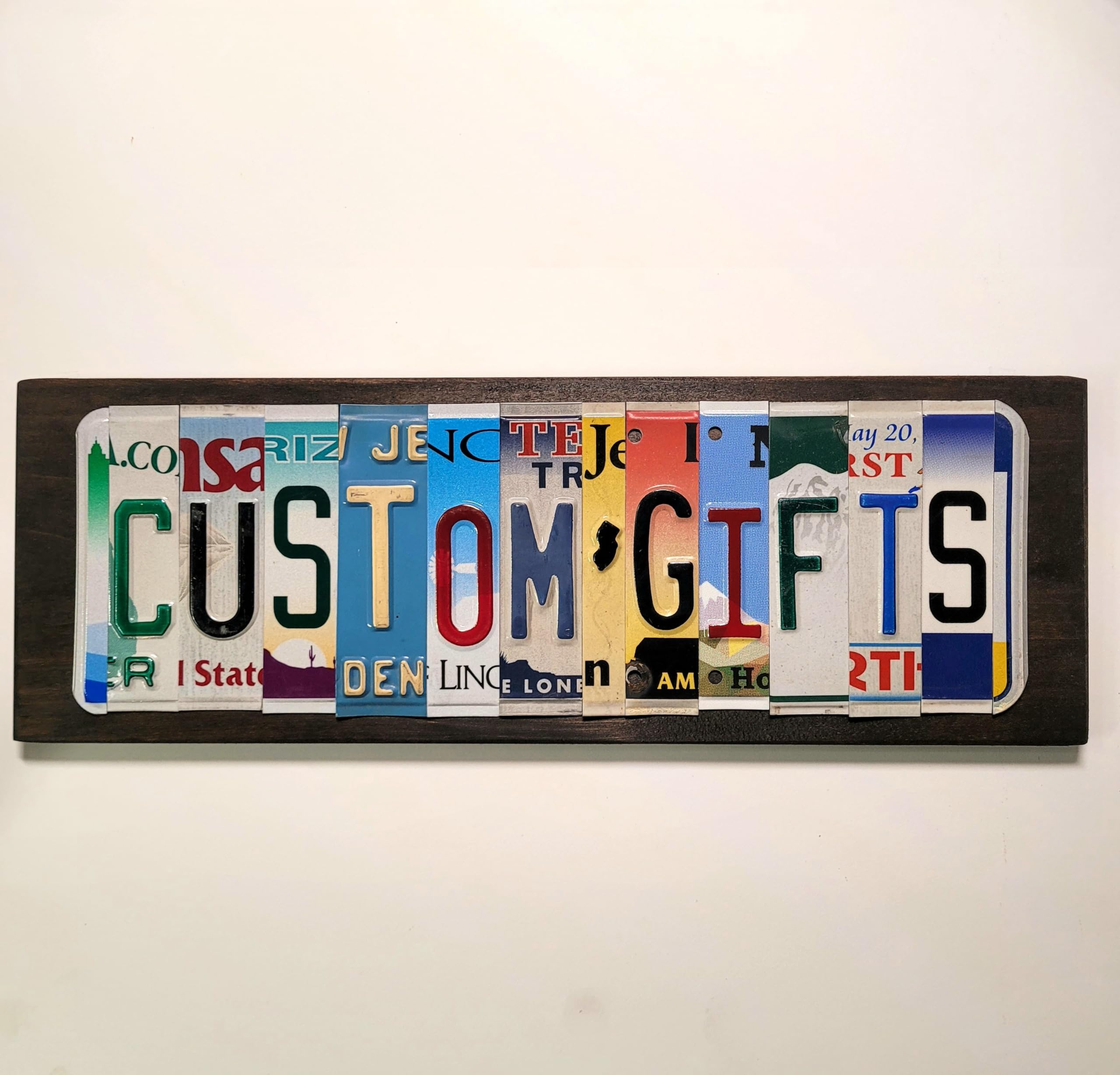 Jersey Plate Art - Custom made license plate signs