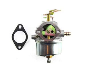 bmotorparts carburetor carb fits troy bilt 7524 storm 7.5hp 24" snow thrower 31as6r72063 31as6r72101 w/tecumseh engine