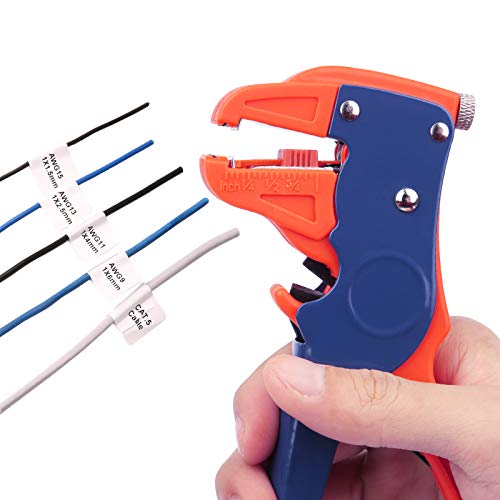 BOENFU Automatic Wire Stripper and Cutter, 2 in 1 Heavy Duty Wire Stripping Tool Adjustable Eagle Nose Wire Stripper for Electronic and Automotive Repair (7-Inch)