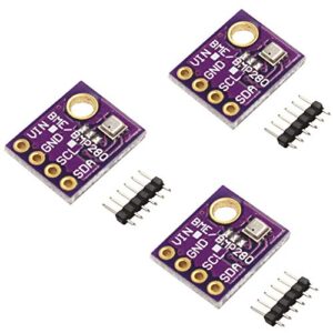 keeyees 3pcs bme280 digital 5v temperature humidity sensor atmospheric barometric pressure board iic i2c breakout for arduino