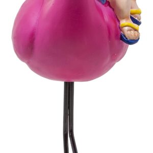 Funny Guy Mugs Garden Gnome Statue - Gnome and A Flamingo - Indoor/Outdoor Garden Gnome Sculpture for Patio, Yard or Lawn