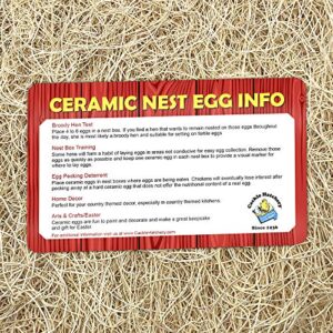 Ceramic Nest Eggs - Brown