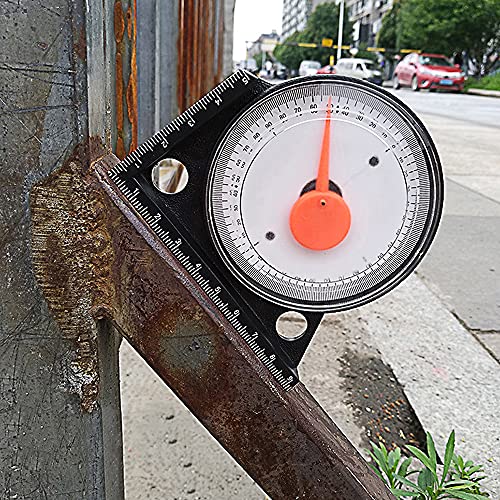 Toolso Mini Inclinometer Measurement Tool Protractor Tilt Level Meter Angle Finder Clinometer Slope Angle Meter With Magnetic Base