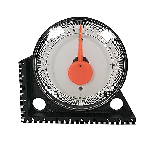 Toolso Mini Inclinometer Measurement Tool Protractor Tilt Level Meter Angle Finder Clinometer Slope Angle Meter With Magnetic Base