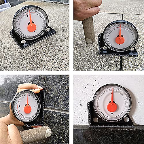 Toolso Mini Inclinometer Measurement Tool Protractor Tilt Level Meter Angle Finder Clinometer Slope Angle Meter With Magnetic Base