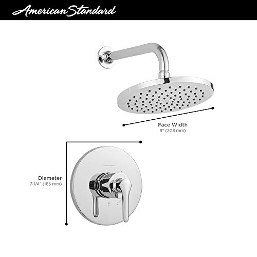 American Standard TU105501.243 Studio S Shower Only Trim Kit with Cartridge, 2.5 GPM, Legacy Bronze