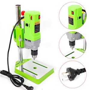 Mini Electric Bench Drill Press Stand Mini Portable Press Workbench Wood Drilling Machine Iron Wood for DIY 710W