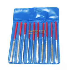 oudtinx mini diamond needle file set (10 piece),2mm x 100mm