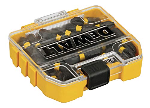 DEWALT FlexTorq Impact Driver Bit Set, Phillips, 1/4-Inch x 1-Inch, 30-Piece (DWA1PH2IR30)