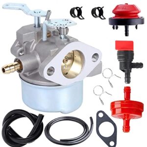 hmsk80 carburetor for tecumseh 640349 st824 640052 st1032 lh318sa 924082 932101 640052 640054 924050 ariens st624 fits yard machines 31ae640f000 31ae665e118 snowblower