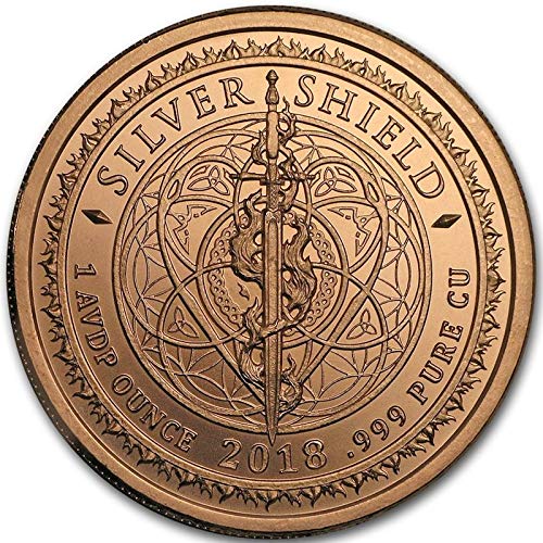 Jig Pro Shop Cardinal Virtue Series 1 oz .999 Pure Copper Round/Challenge Coin (Justice (2018))