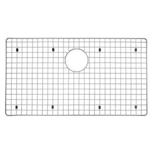 Miligoré 33" x 21" x 10" Deep Single Bowl Farmhouse Apron Zero Radius 16-Gauge Stainless Steel Kitchen Sink - Includes Drain/Grid