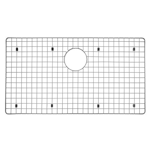 Miligoré 33" x 21" x 10" Deep Single Bowl Farmhouse Apron Zero Radius 16-Gauge Stainless Steel Kitchen Sink - Includes Drain/Grid