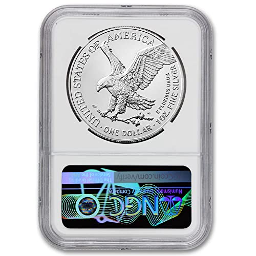 2023 1 oz American Silver Eagle Bullion Coin MS-70 (First Day of Issue) $1 MS70 NGC