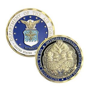 u.s.af core values air force military challenge coin