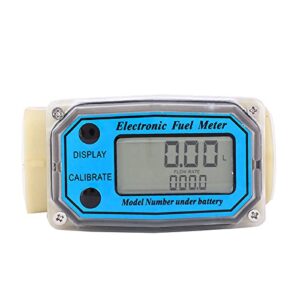 diesel fuel meter digital fuel meter water flow meter mini digital turbine flowmeter diesel fuel flow meter 15-120l/min 1" npt