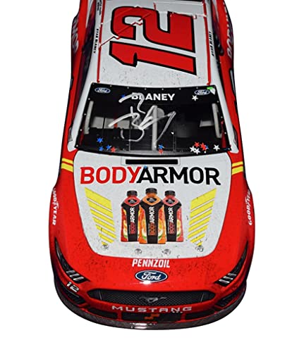 AUTOGRAPHED 2021 Ryan Blaney #12 BodyArmor Racing ATLANTA RACE WIN (Raced Version) Team Penske Signed Lionel 1/24 Scale NASCAR Diecast Car with COA (1 of only 1,044 produced)