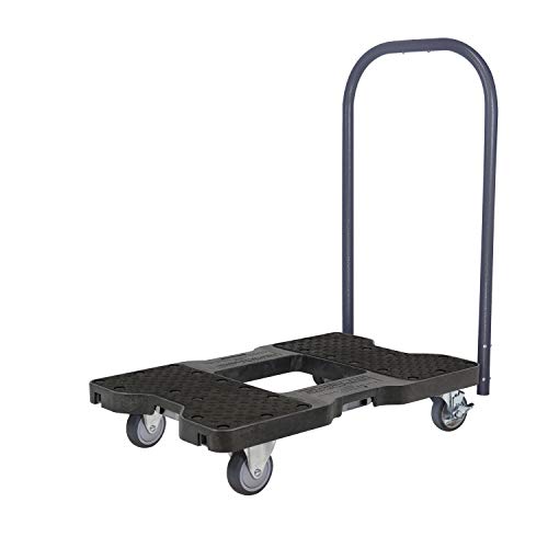 SNAP-LOC 1200 LB Professional E-Track Push CART Dolly Black