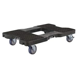 snap-loc 1200 lb professional e-track dolly black