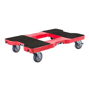 snap-loc 1200 lb professional e-track dolly red